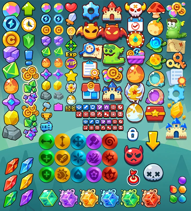 buff图标-物品图标-功能图标-状态图标-icon-1-花瓣网