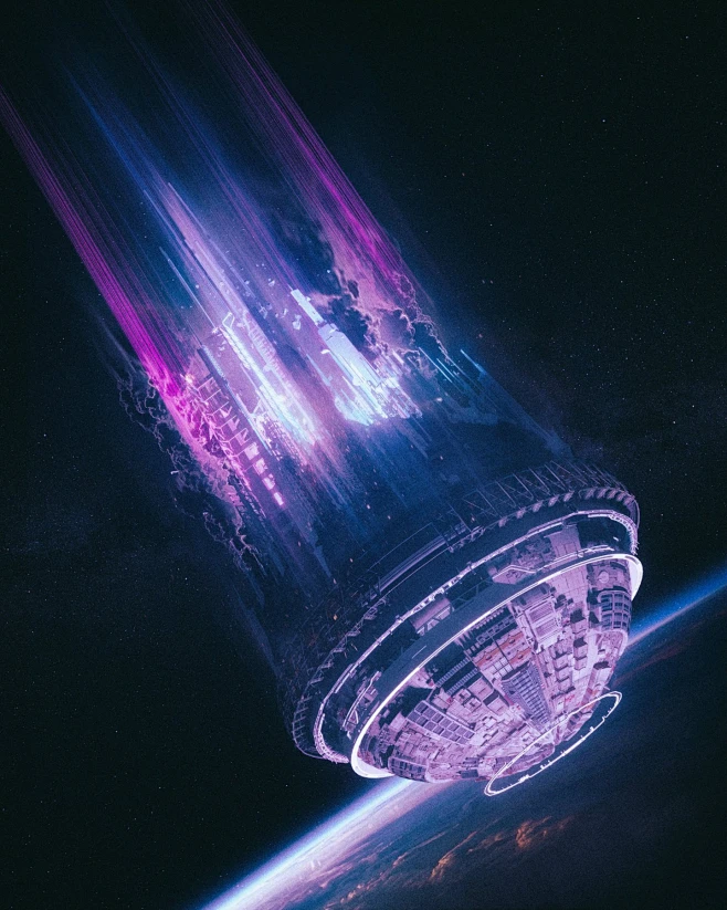 超赞！美国三维数码艺术家 beeple 作品欣赏 605P 科幻 场景 角色 怪兽-花瓣网