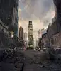 Times Square..., Ev Shipard : Post apocalyptic Times Square for games ...