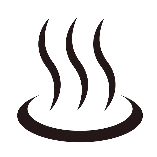 花瓣素材_温泉标志图标在白色的背景。_148677676-花瓣网