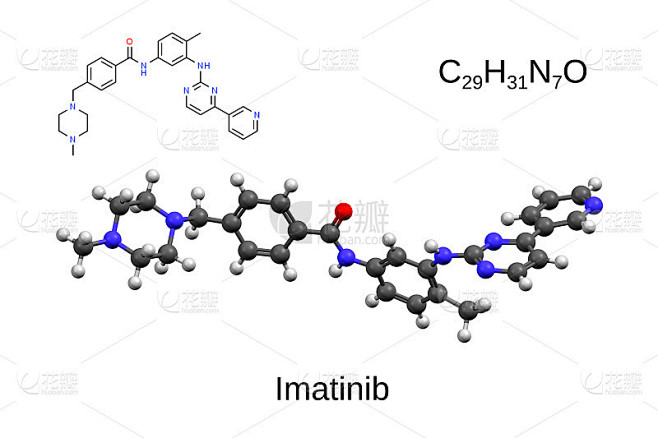 Formula and structure of imatinib