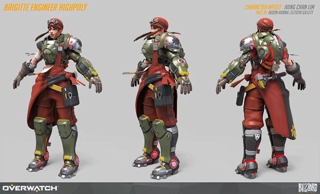Overwatch Brigitte engineer, Hong Chan Lim : Overwatch Brigitte ...
