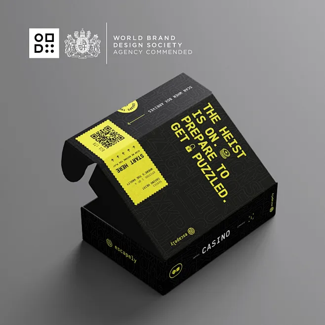This may contain: the packaging design is designed to look like it has ...