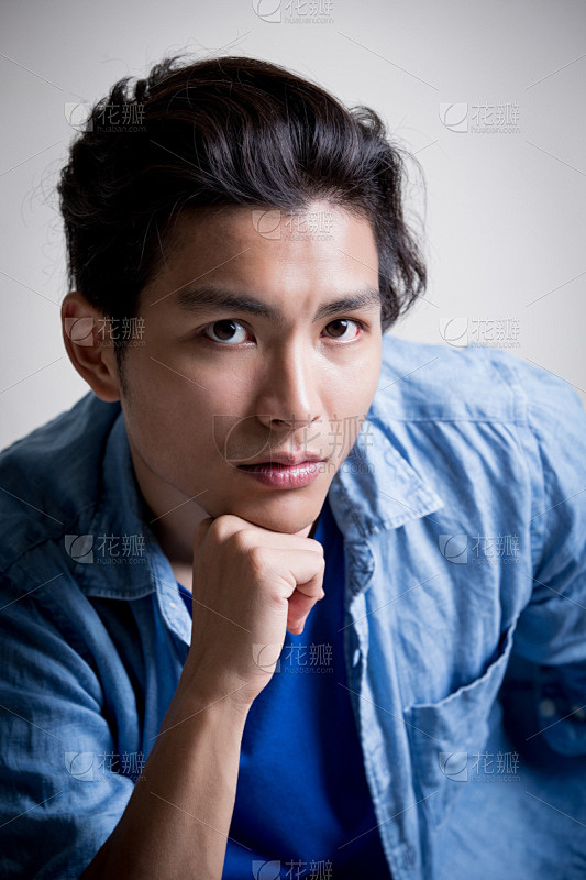 牛仔衬衫,衣服,男人,男性美,摹嬉士,背景分离,纺织品,棉,东亚人,中国