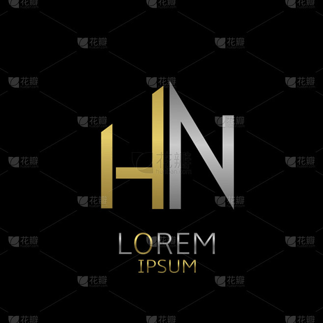 Hn 字母徽标
