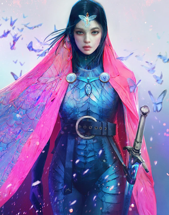 rhys-griffiths-butterfly-queen.jpg (2515×3200)-花瓣网