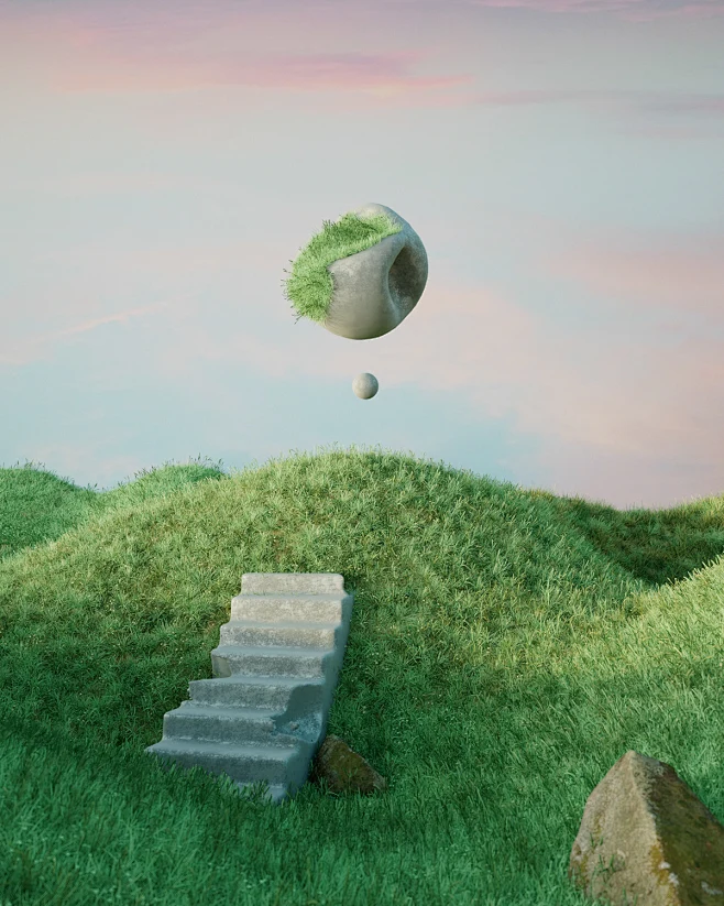 3D 3dart c4d CGI cinema 4d design material redshift Render texture-花瓣网