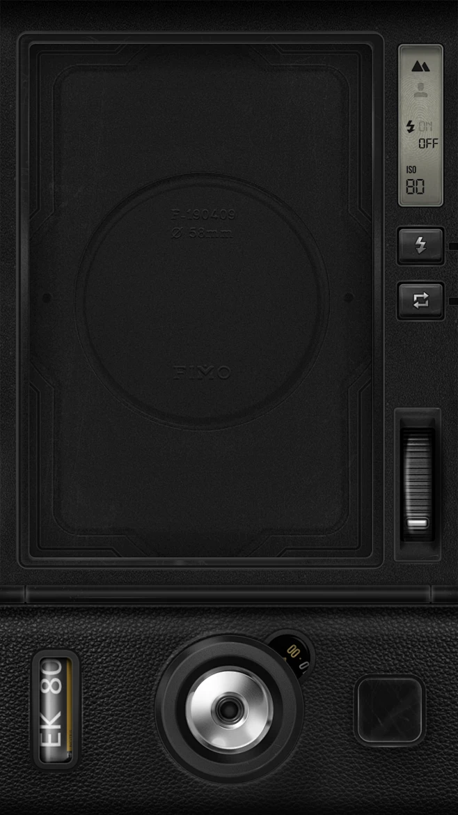 胶片相机UI 分享@阿银爱设计-花瓣网