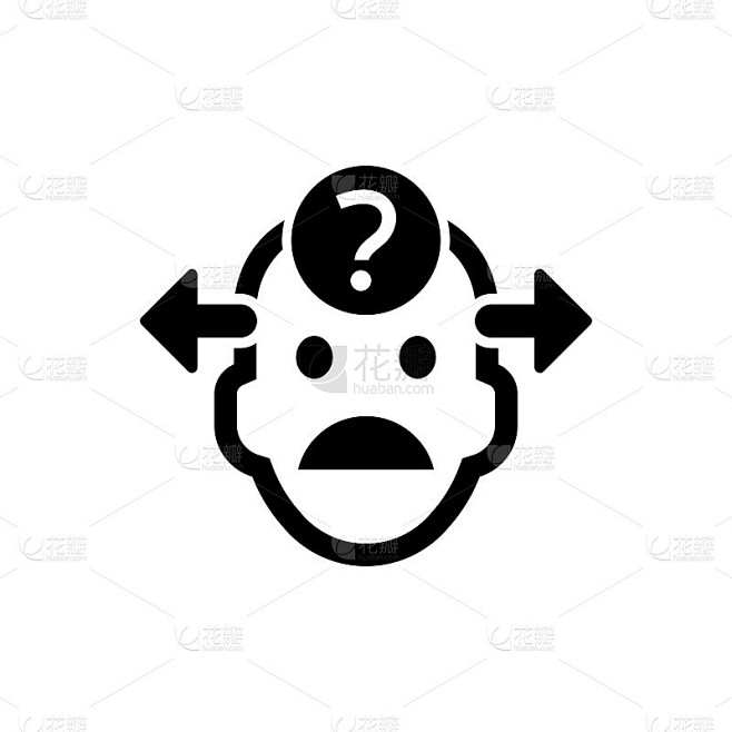 Confused decision making Icon