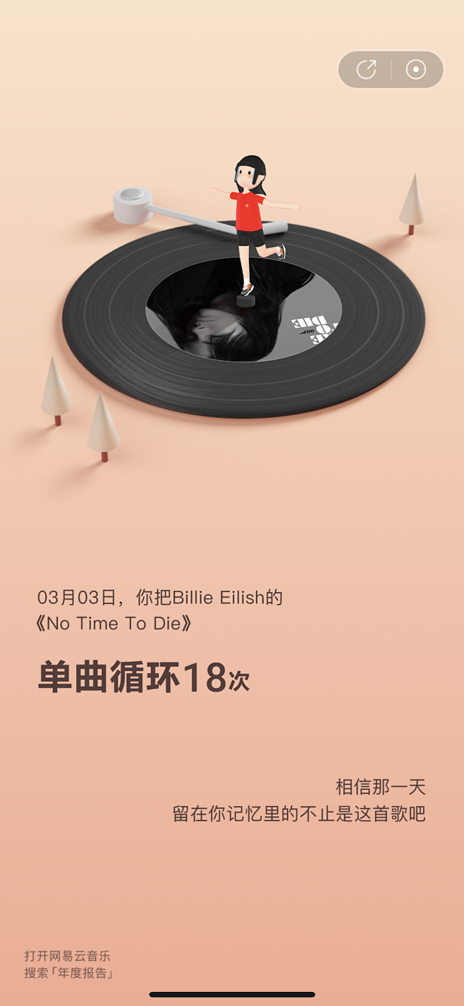 网易云年终总结 H5 @Sissi 爱莫能助的这一年哈哈哈