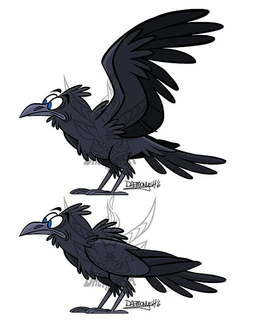 Jimmy the Crow by DaemonScratches Crow design that I had submitted for ...