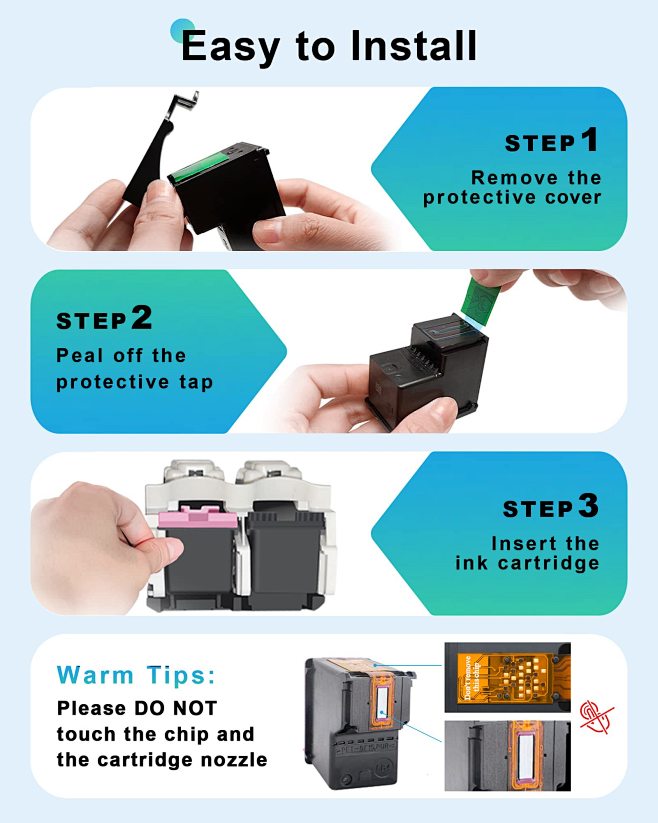 Amazon.com: 62XL Ink Cartridge Black and Color Combo Pack High Yield ...