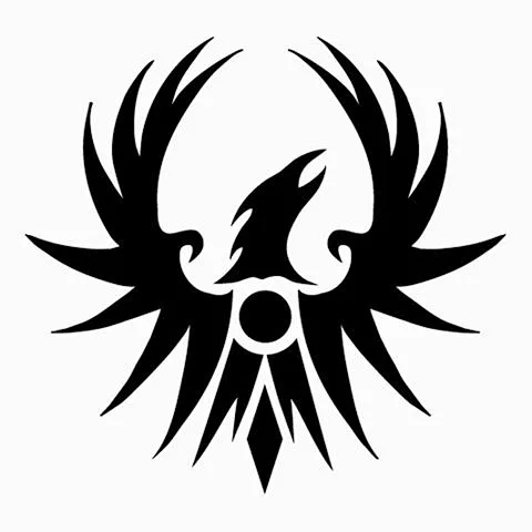 Phoenix Rising Decal Sticker, bird decals, animal stickers, pet ...-花瓣网