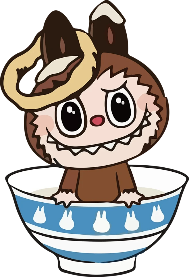 泡泡玛特热门IP：labubu、Molly免抠PNG透明图片下载(6)-花瓣网