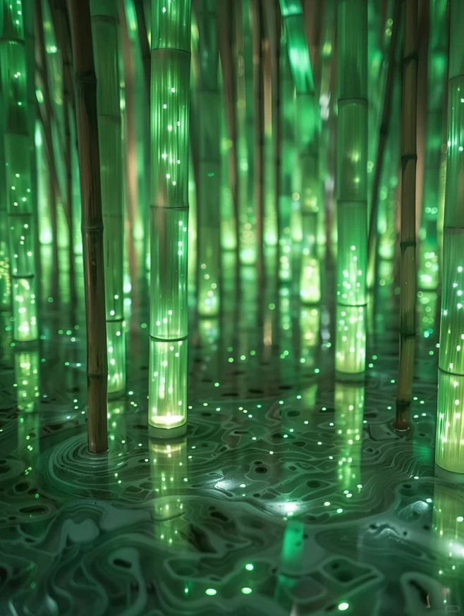 竹影星空 旅游景区灯光艺术装置_6_LAii灯光艺术装置设计_来自小红书网页版-花瓣网