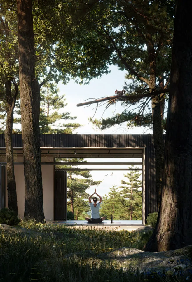 Norm Li Rendering: Brackenrig Beach House by LCP Developments-花瓣网