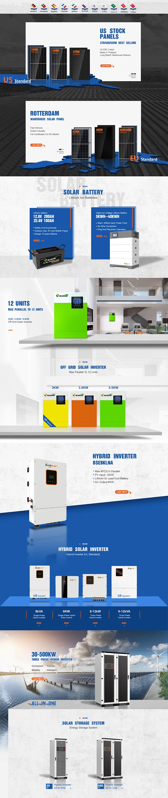 Bluesun Ess Co., Ltd. - Solar Energy System/On Grid Inverter/Off Grid ...