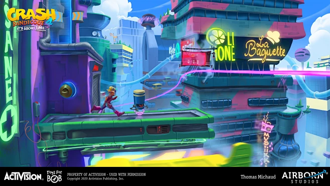 {游戏系列} 美国 Crash 4（场景，角色，UI）-花瓣网