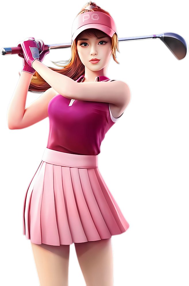高尔夫女