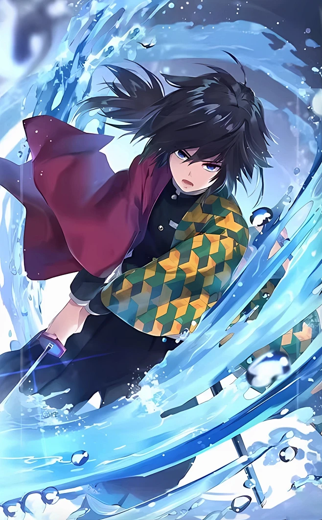 782491212185C鬼灭之刃富冈义勇-花瓣网