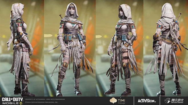 Call of Duty Mummy Theme Female Character-花瓣网