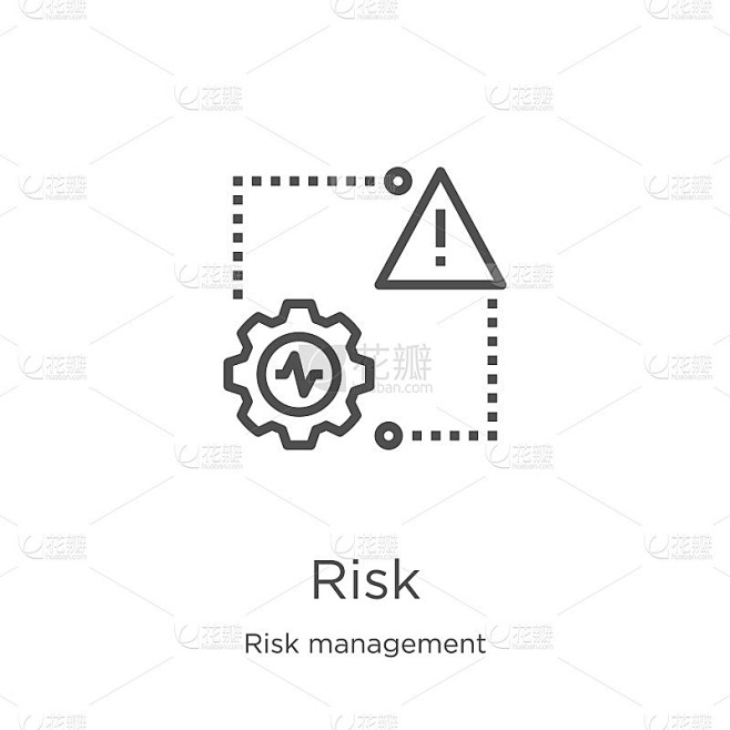 risk icon vector from risk management collection.