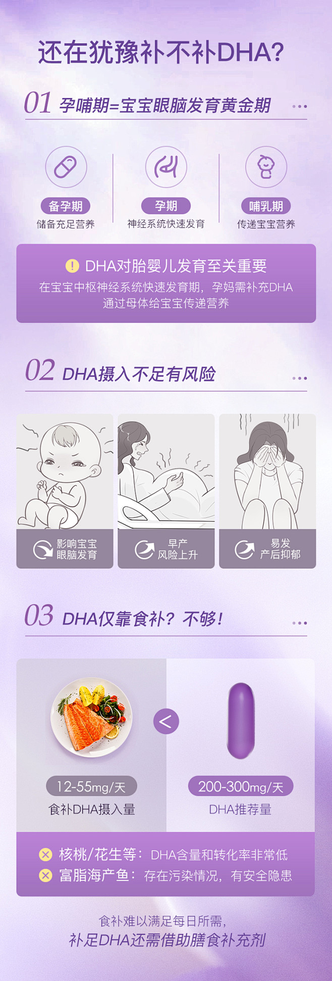 妈妈花园燕窝藻油dha 孕妇专用备孕期哺乳期孕期营养品胶囊-tmall.hk天猫国际