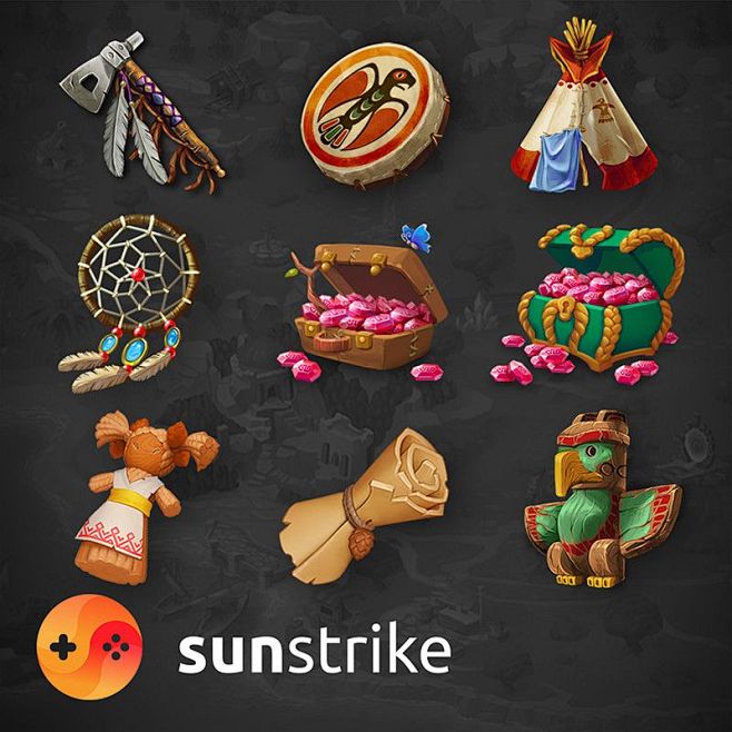 Game icon, SunStrike Studios