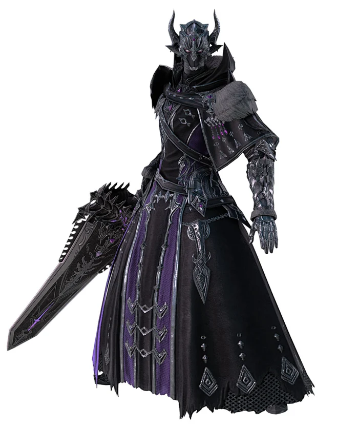 Dark Knight Render from Final Fantasy XIV: Dawntrail-花瓣网