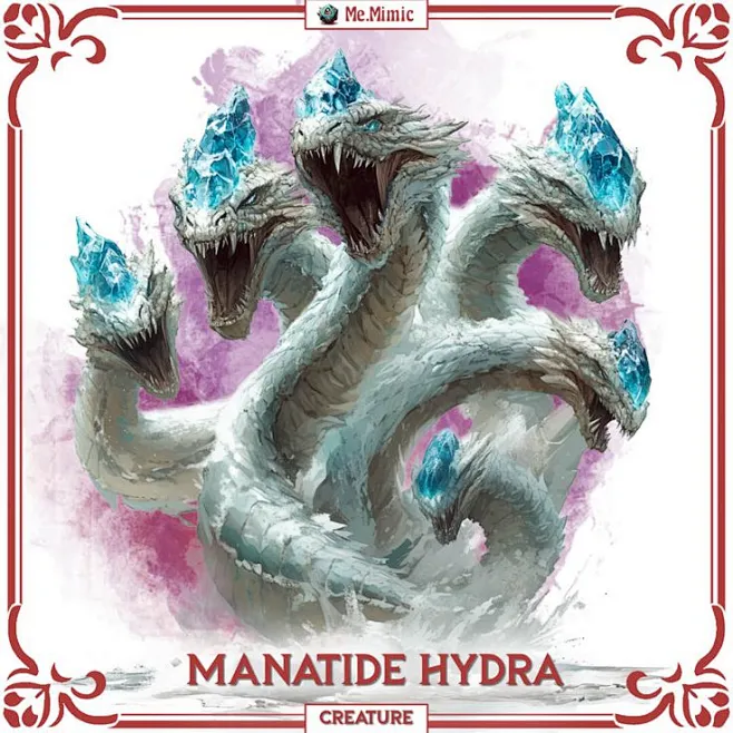 Manatide Hydra - CR 20 Monstrosity The manatide hydra is a terrifying ...