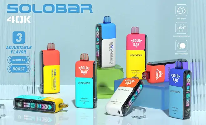 New product,Solobar 40K Three flavors in 1. 6 Level Adjustable Flavor ...