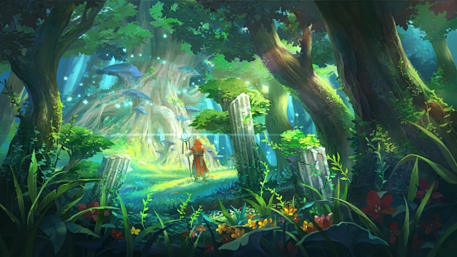 Deep Forest-花瓣网