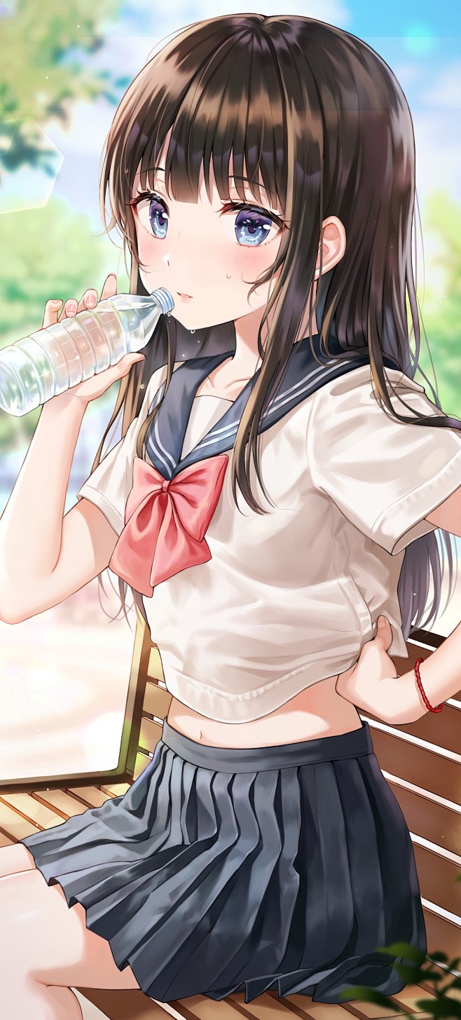 TOKKYU 二次元少女 动漫壁纸 水手服