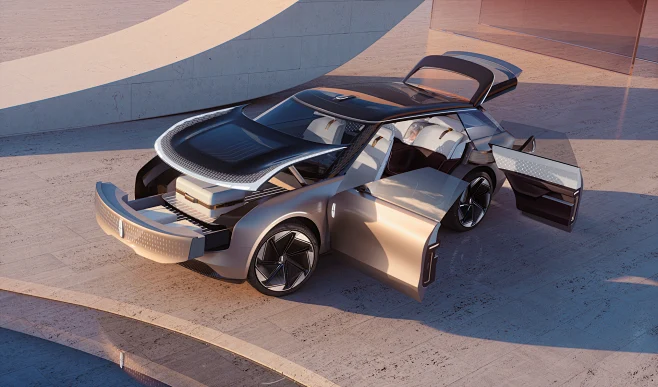 architecture archviz automotive CGI Render visualization-花瓣网