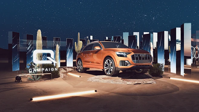 Audi Camping activities Q CAMPAIN q8-花瓣网