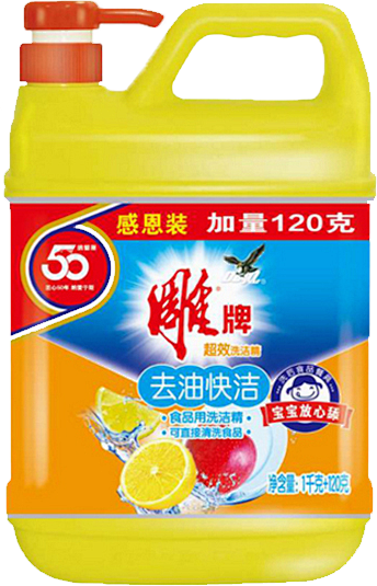 雕牌强去油洗洁精1.12kg 洗洁精png