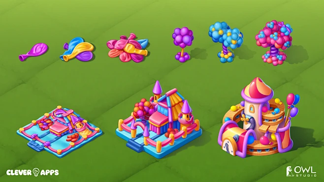 Merge Game - Objects & Props - Part 8-花瓣网