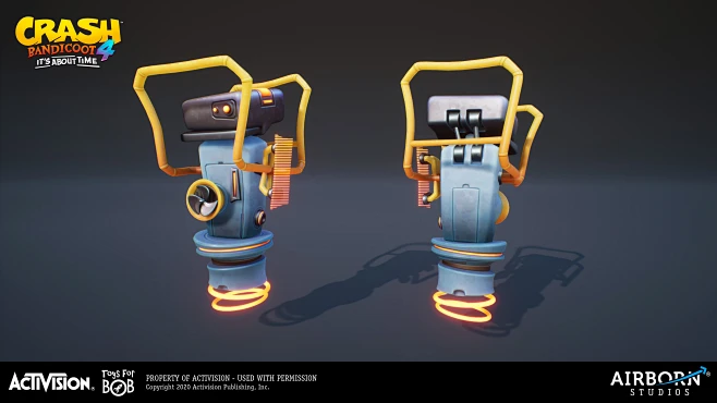 Crash Bandicoot 4 - Props and Environment work-花瓣网