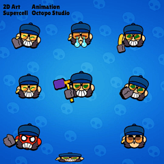 Brawl Stars 2d animation - Update 53-花瓣网