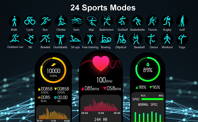 24 Sports Modes