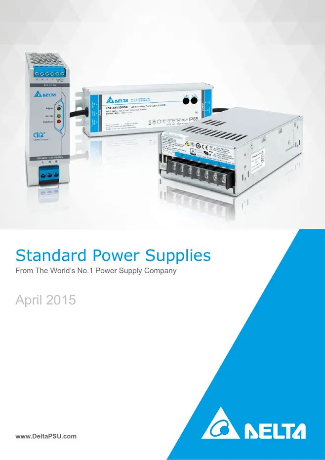 Delta Standard Power Supplies : Delta Electronics Group is a multi ...