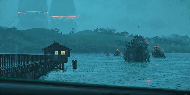 Simon Stålenhag Art Gallery-花瓣网