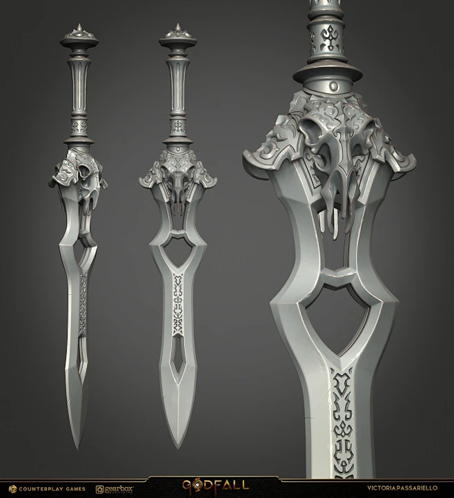 GODFALL DUAL BLADE MERCY-花瓣网