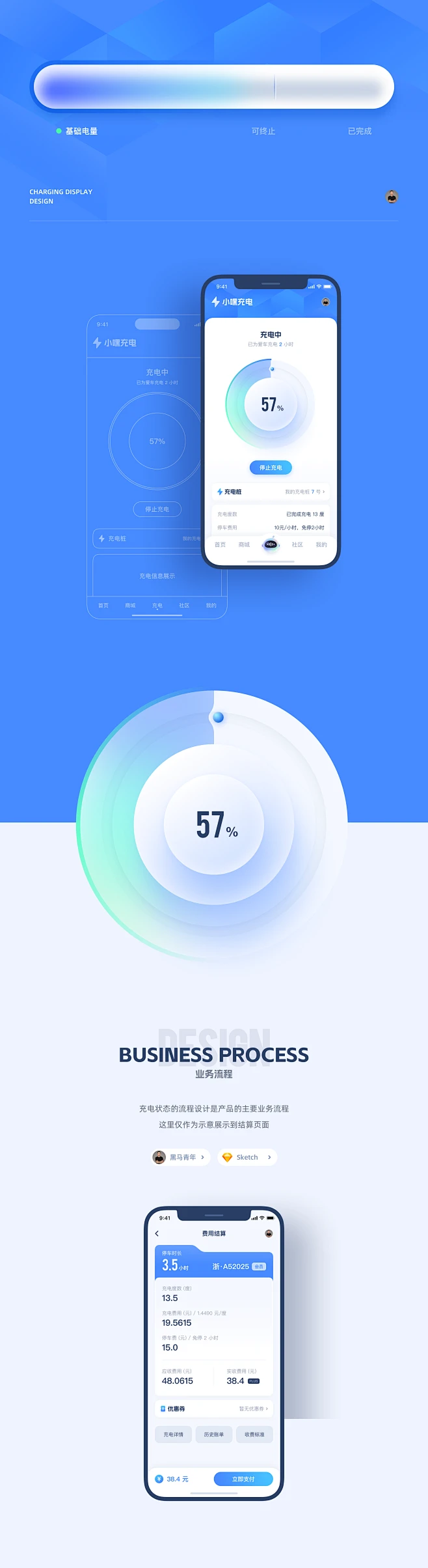 小嘿充电 APP UI/UX 设计总结-APP-UICN用户体验设计平台-花瓣网