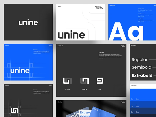 Unine - Visual Identity Guidelines by Faza Dzikrulloh for Odama on ...