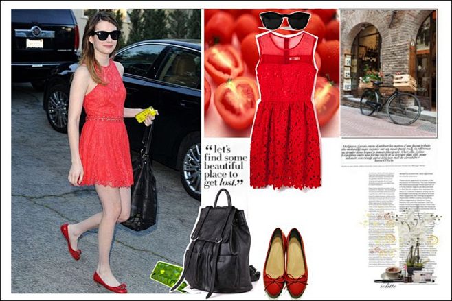 #约会# #时尚# #连身裙# #优雅# #蕾丝# #镂空# http://www.lpchannel.com/%E7%BA%A2%E8%A3 ...