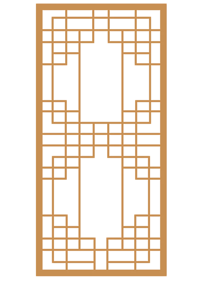 中国风古代屏风传统边框隔断花窗门窗木质纹窗户古典PNG免抠素材 -花瓣网