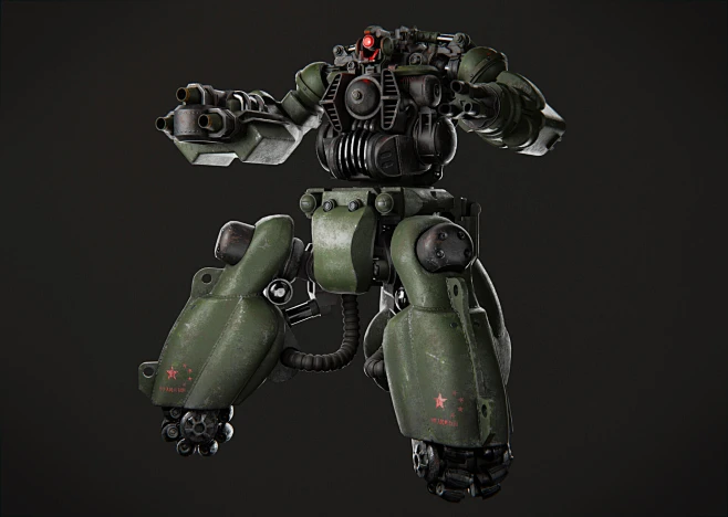 Sentry Bot-花瓣网