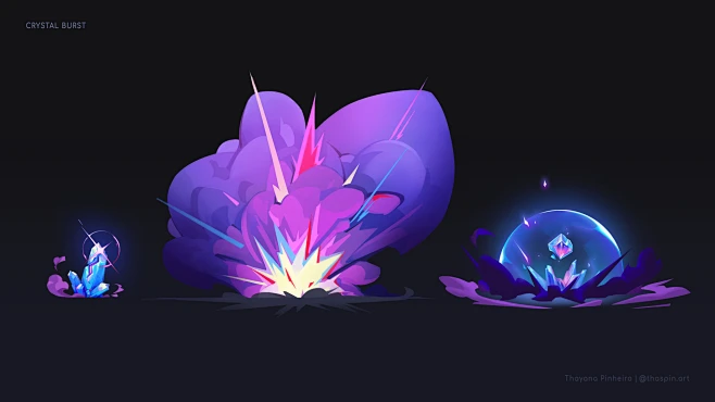 2D VFX Designs-花瓣网