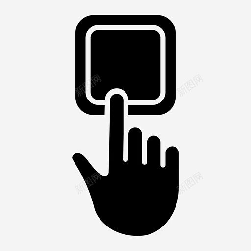 按钮开关触摸图标